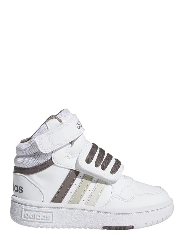 Adidas Hoops Mid-top Sneakers - Cloud White/orbit Grey/putty Grey