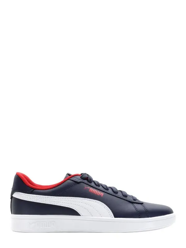 PUMA Smash 3.0 L Sneakers - Navy Blue/white/for All Time Red