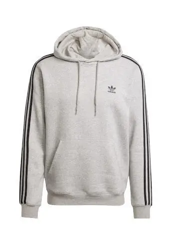Adidas Adicolor Classics 3-stripes Hoodie - Medium Grey Heather Black