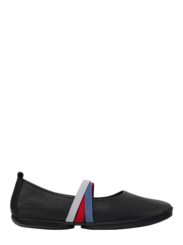 Camper Twins Ballerina Flat - Black