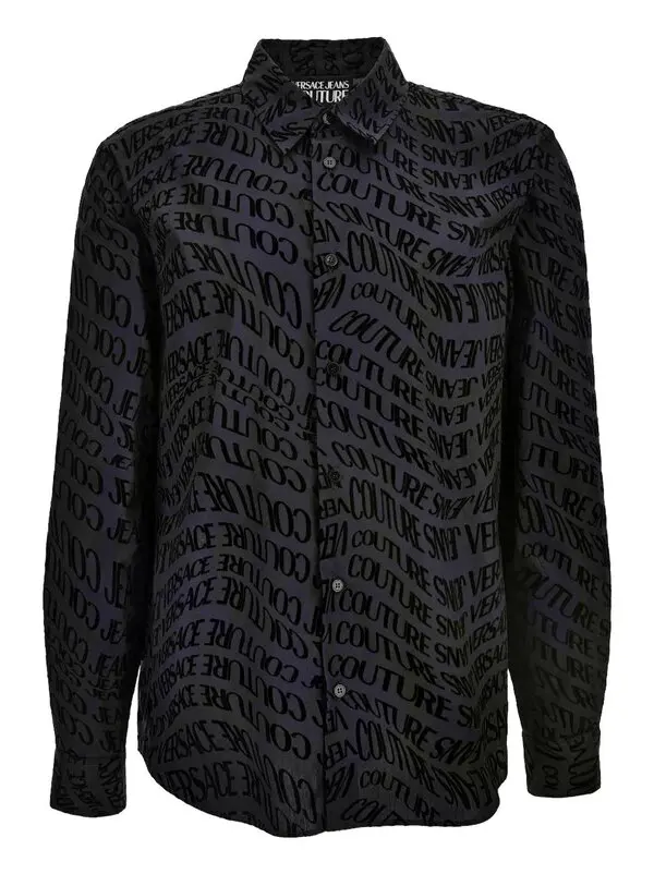 Versace Logo-print Shirt - Black