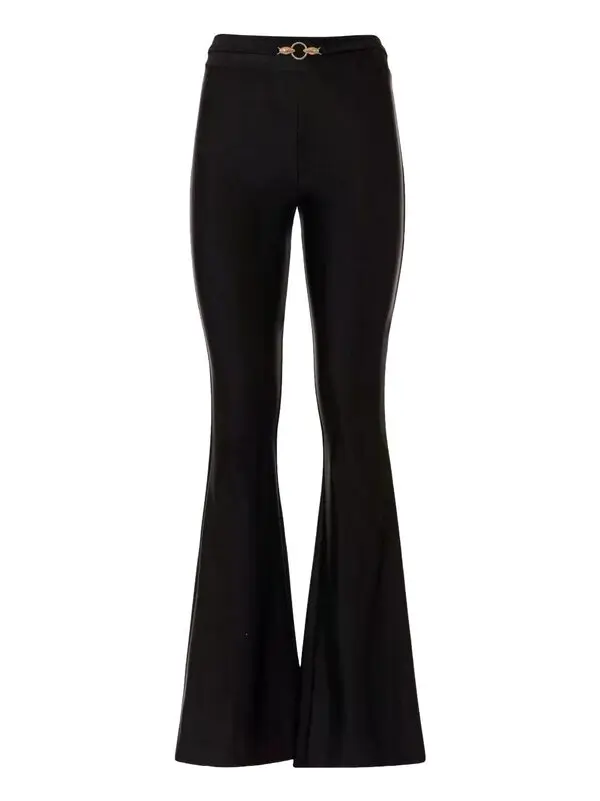 Just Cavalli Ring-detail Trousers - Black