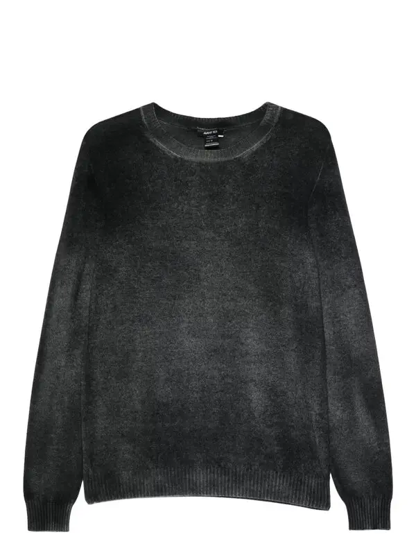 Avant Toi Crew-neck Brushed Sweater - Black