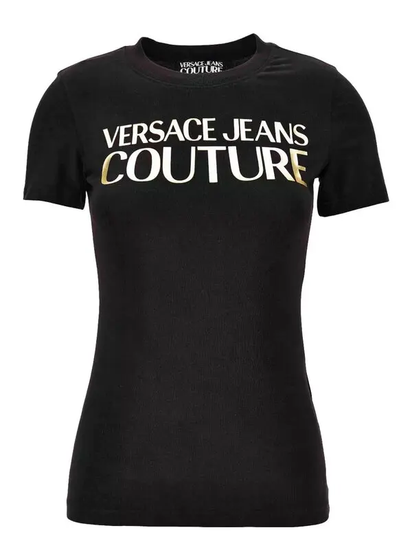 Versace Logo-print T-shirt - Black