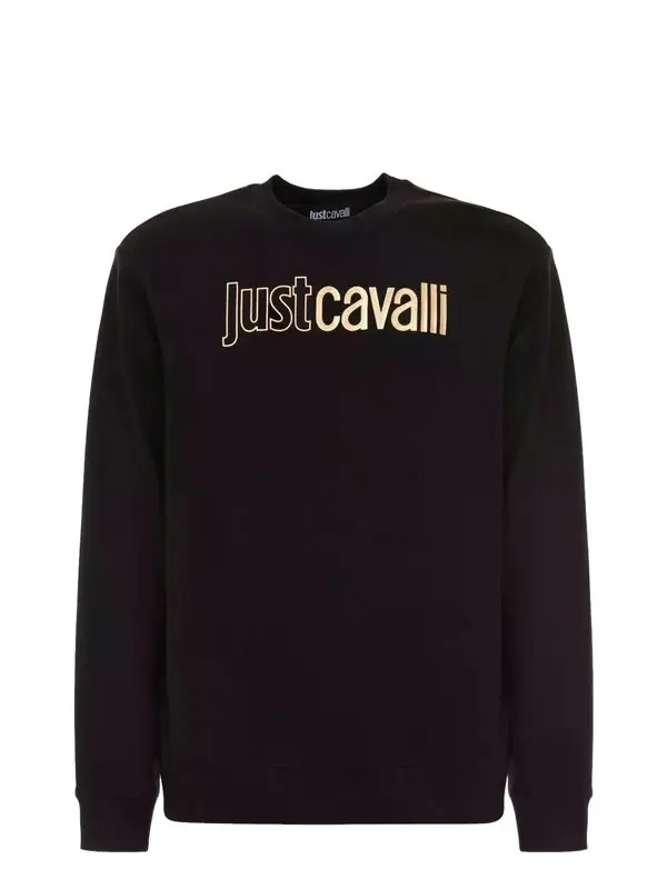 Just Cavalli Logo-print Sweatshirt - Black