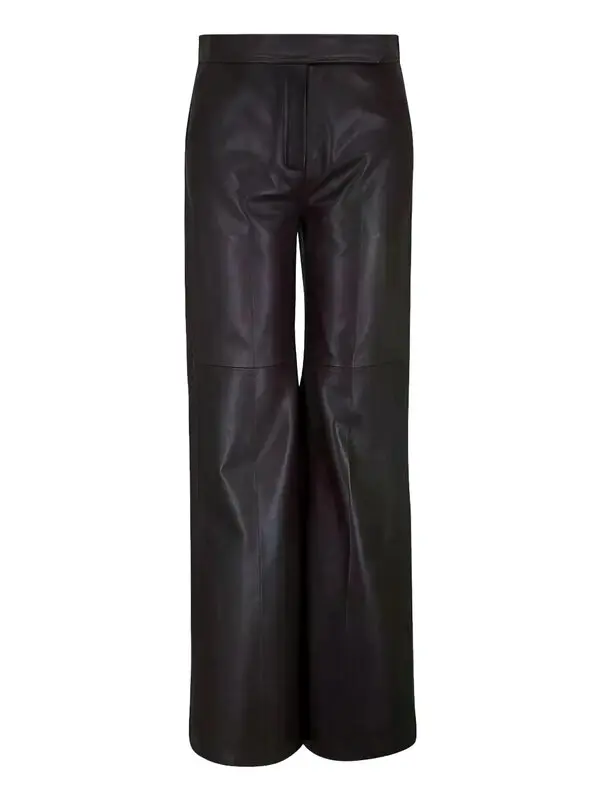 Dorothee Schumacher Leather Trousers - Brown