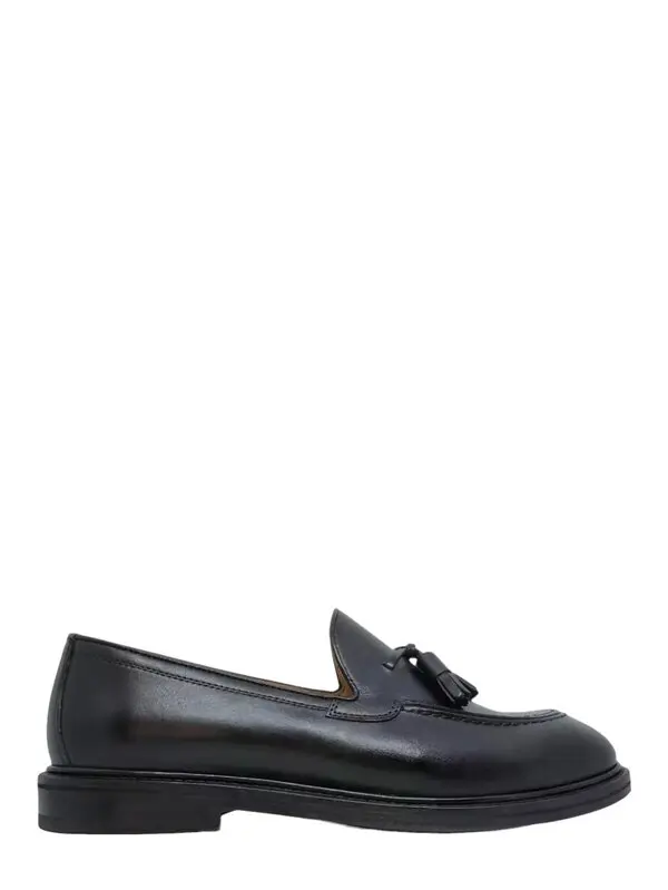 HENDERSON BARACCO Tassel Leather Loafers - Black