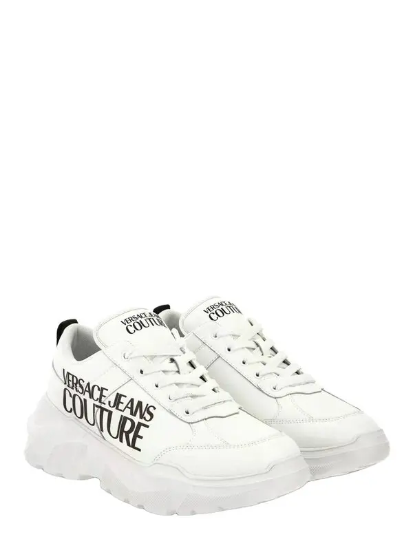 Versace Logo-print Chunky Sneakers - White