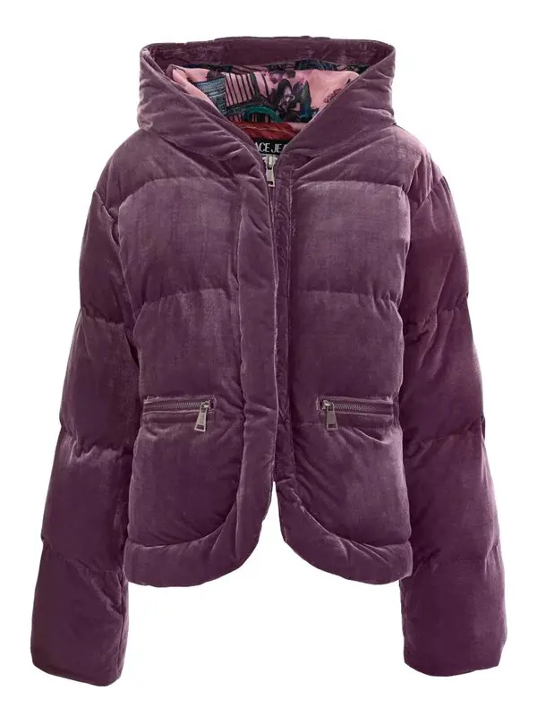 Versace Puffer Jacket - Purple