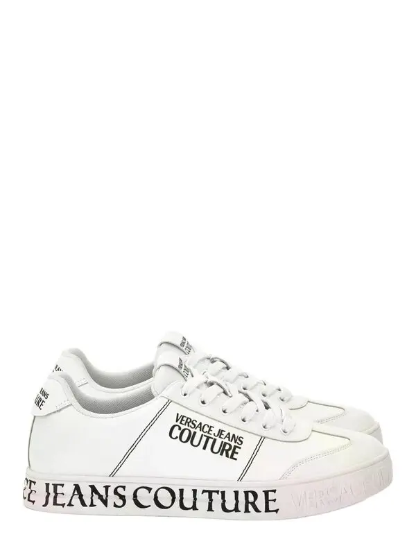 Versace Logo-detail Trainers - White
