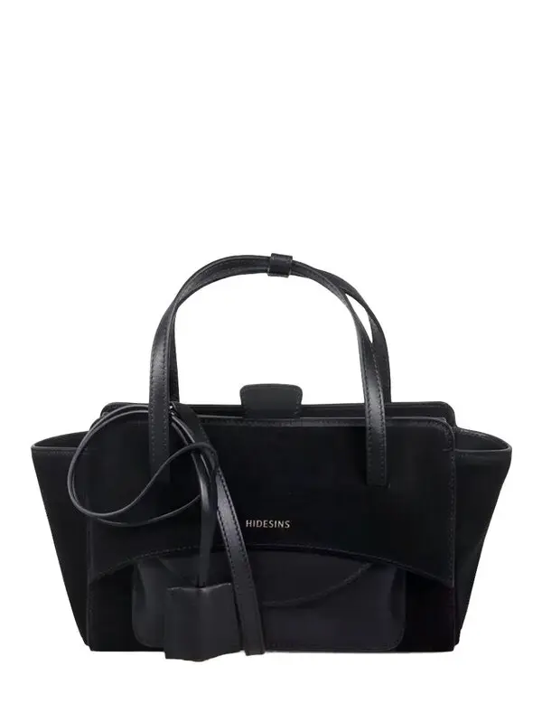 HIDESINS Suede Tote Bag - Black