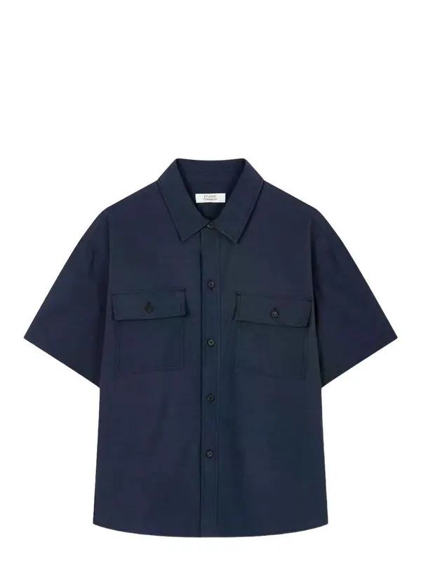 STUDIO TOMBOY Yoke Shirt - Blue