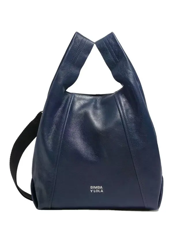 Bimba Y Lola Paper-bag Style Shoulder Bag - Blue