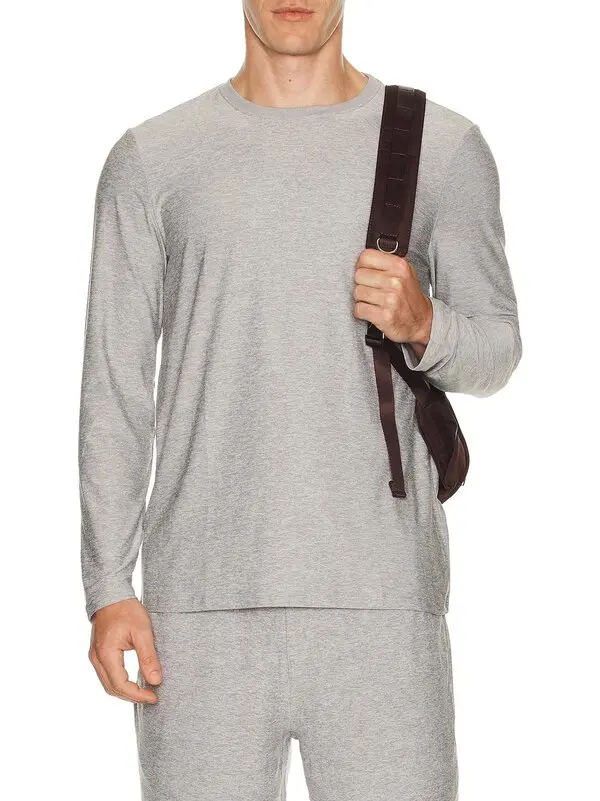 Beyond Yoga Always Beyond Long Sleeve Crew 2.0 - Silver Mist