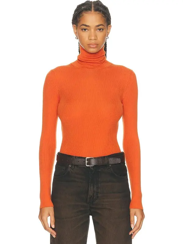 Moncler Turtleneck Top - Orange