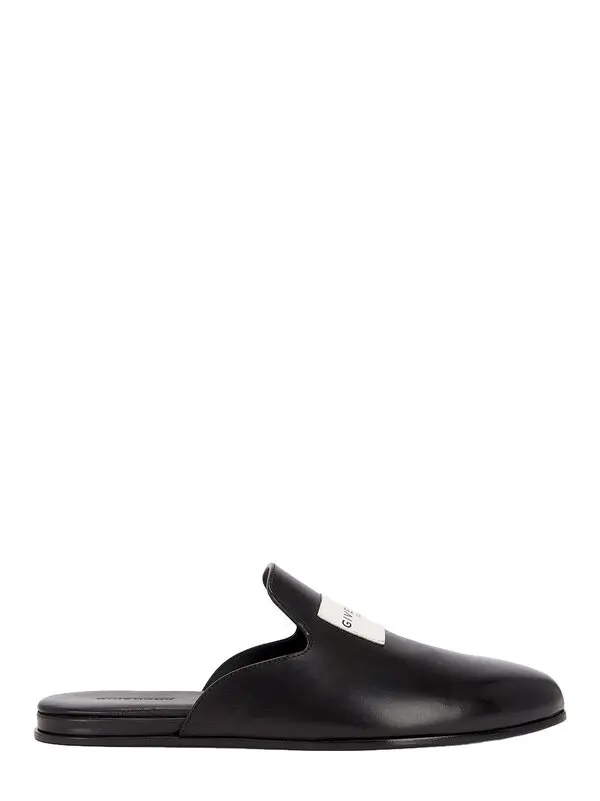 Givenchy Label Lounge Slipper - Black