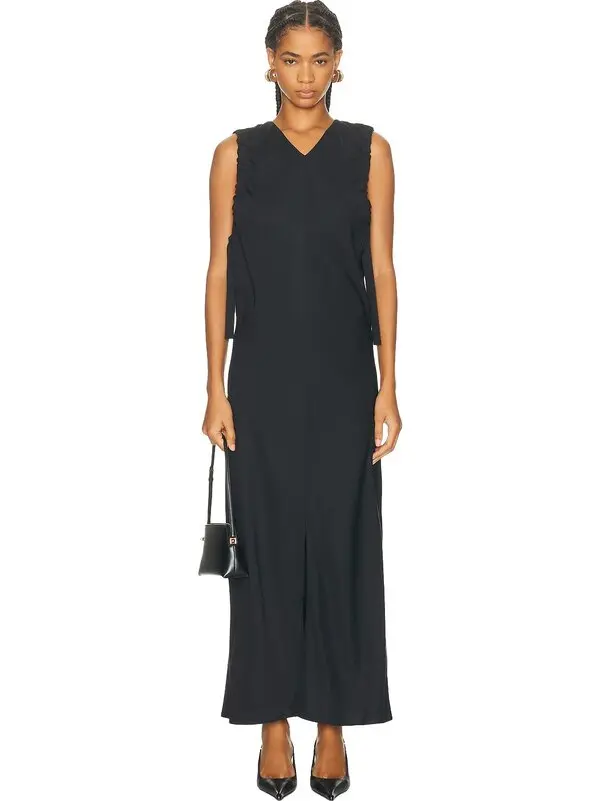 Helmut Lang Ruched Dress - Black