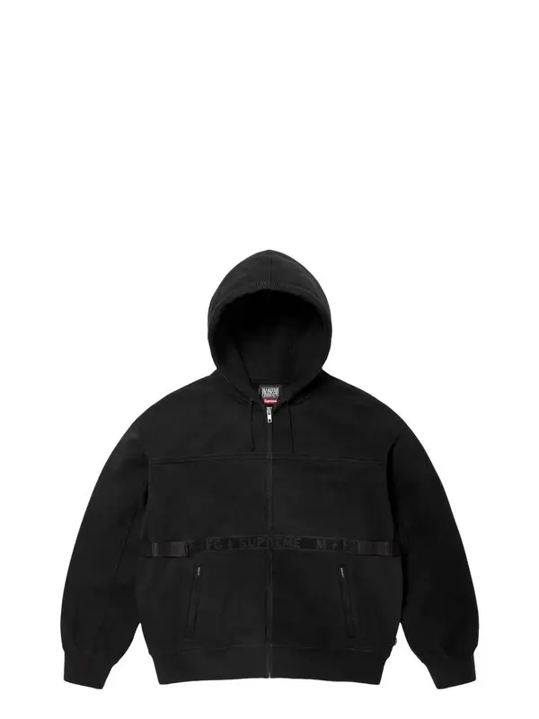Supreme X Marithé+françois Girbaud Zip-up Hoodie - Black