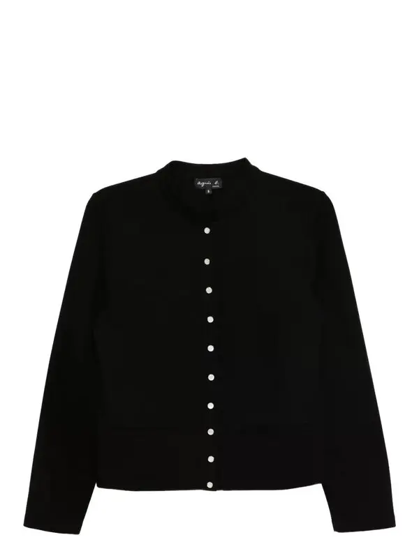 AGNÈS B. Buttoned-up Cardigan - Black