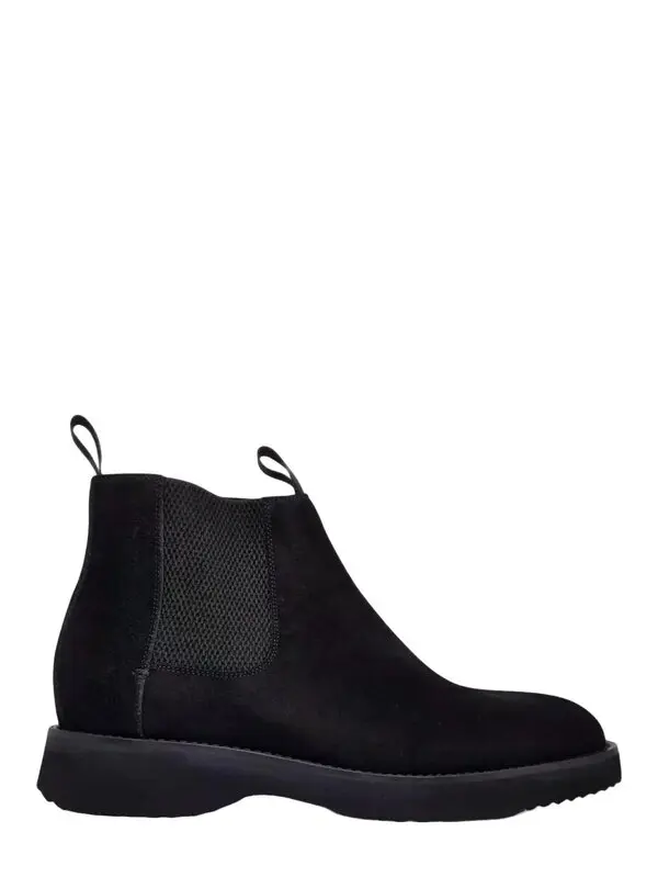 BARRETT Suede Elastic-panel Chelsea Boots - Black