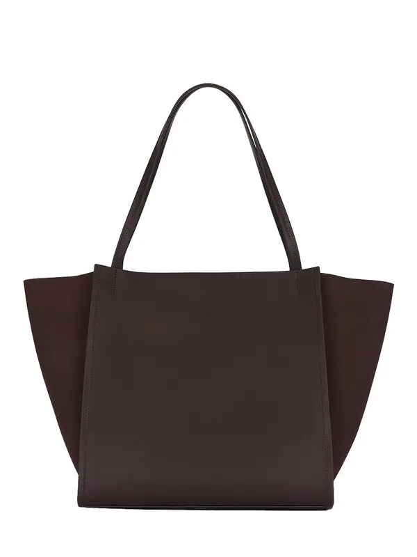 ST. AGNI Wonton Tote Bag - Coffee