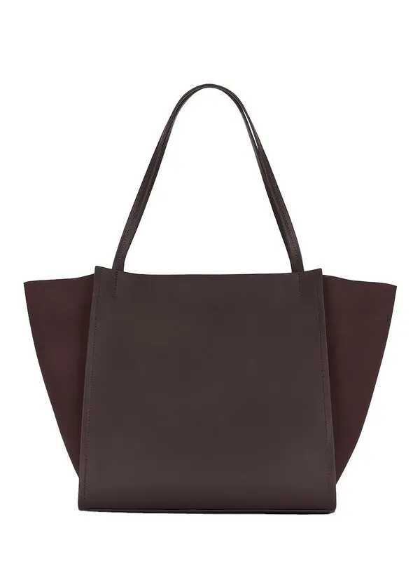 ST. AGNI Wonton Tote Bag - Coffee