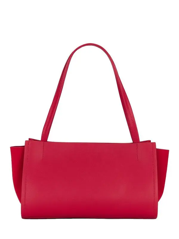 ST. AGNI Slim Wonton Tote Bag - Rosso