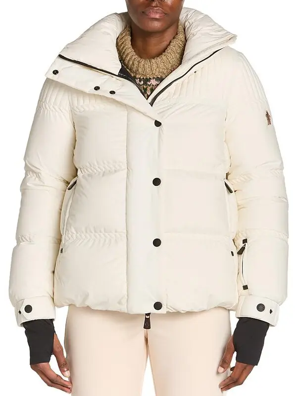 Moncler Anglin Quilted Coat - White