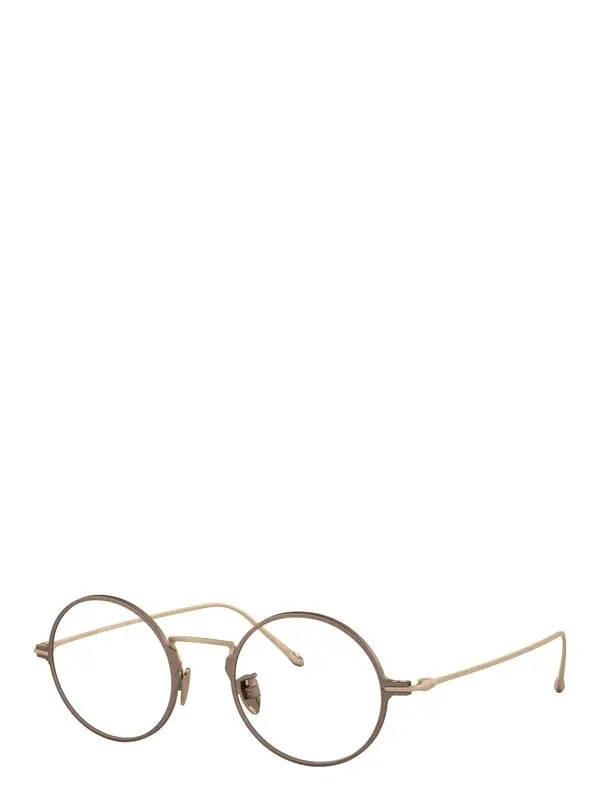 Giorgio Armani Ar5125t Eyeglasses Round Frame - Matte Bronze