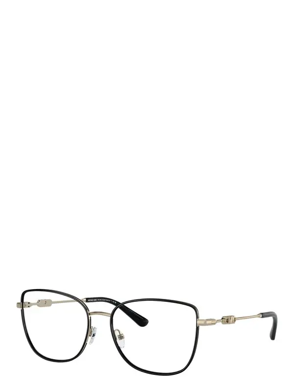 Michael Kors Full Rim Square Eyeglasses - Or Clair,noir