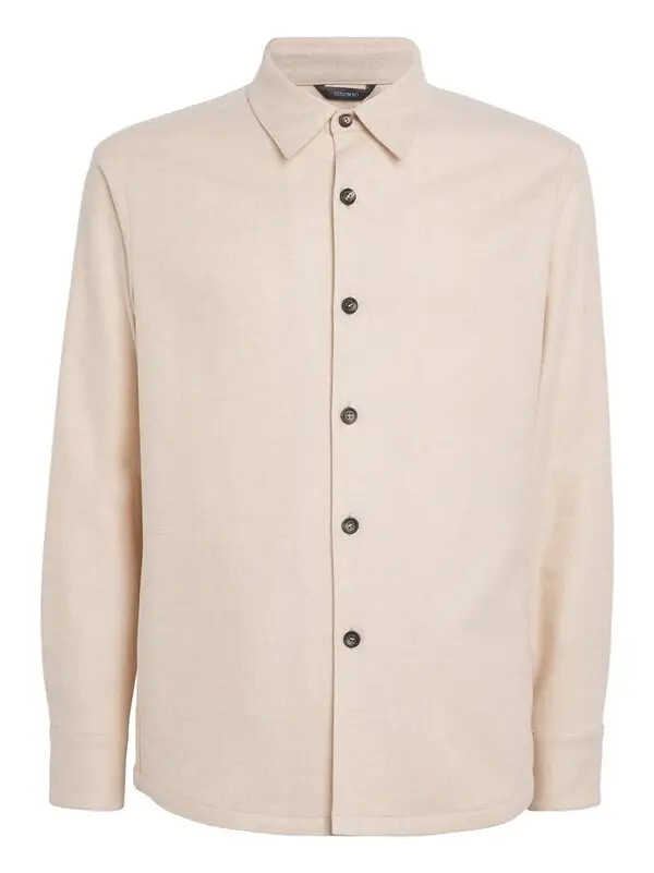 Colombo Cashmere Shirt - White