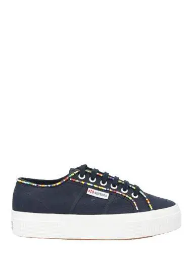 Superga Low-top Sneakers With Appliqués - Blue