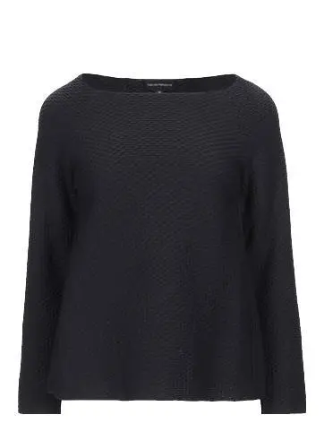 Emporio Armani Knitted Lightweight Sweater - Black
