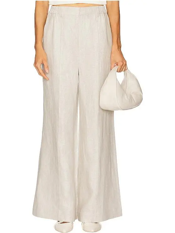 REVOLVE X JJ Wide-leg Pants - Light Grey