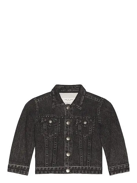 Rag & Bone Mini Miramar Trucker Jacket - Faded Black