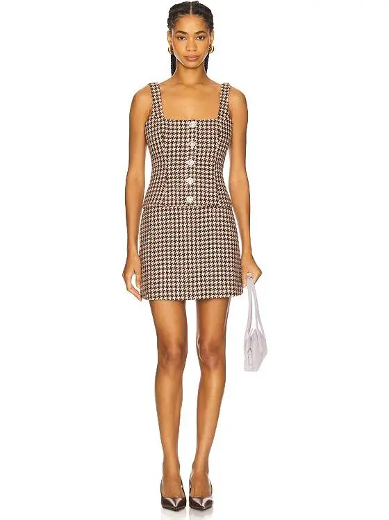 Likely Calissa Tweed Mini Dress - Macchiato Multi