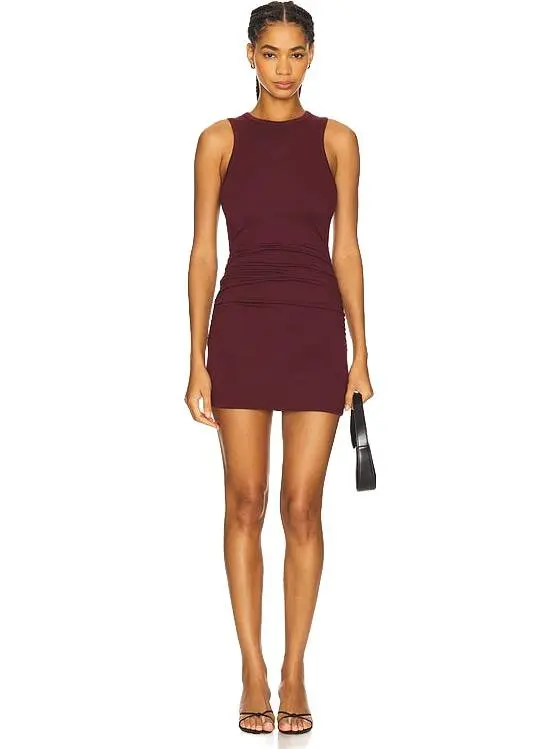 Eterne Carrie Mini Dress - Oxblood