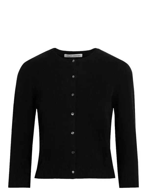 Autumn Cashmere Cashmere Cardigan - Black