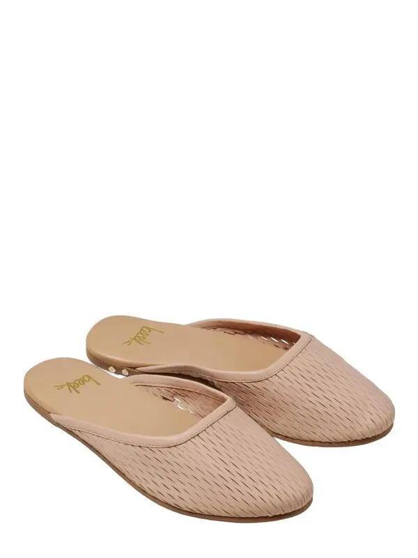 Beek Phoebe Perforated Mule - Blush