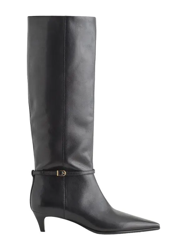 Madewell The Emilie Knee High Boot - True Black
