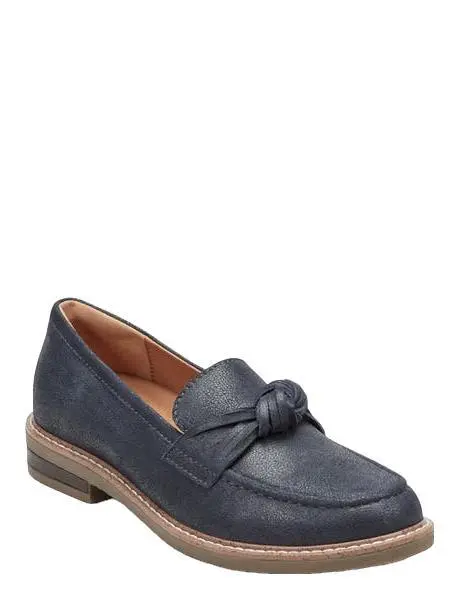 EARTH® Jade Knot Detail Loafer - Dark Blue
