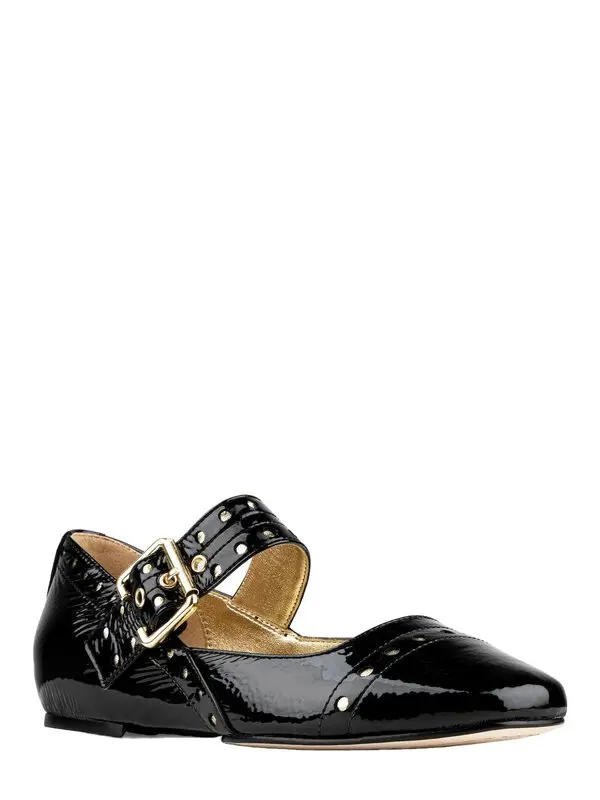 DONALD PLINER Liane Mary Jane Flat - Black