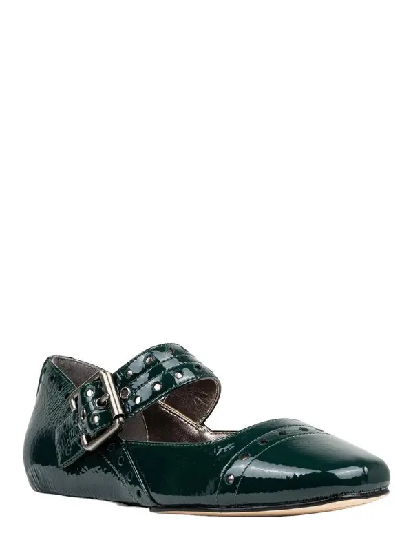 DONALD PLINER Liane Mary Jane Flat - Evergreen