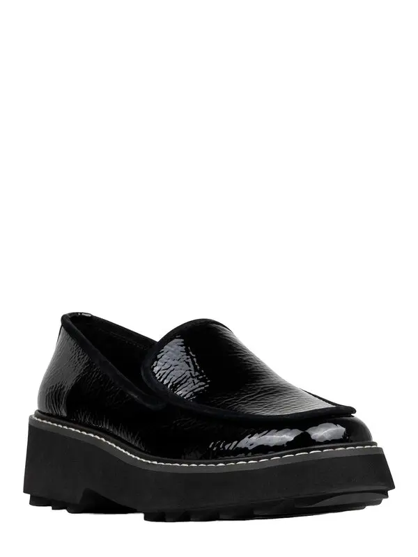 DONALD PLINER Peggi Lug Sole Loafer - Black