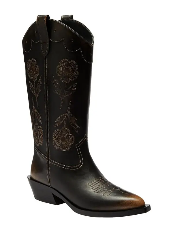 COACH Aria Cowboy Boot - Black