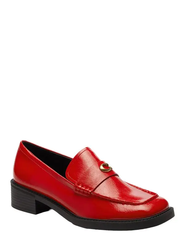 Coach Penny Loafer - Bright Red