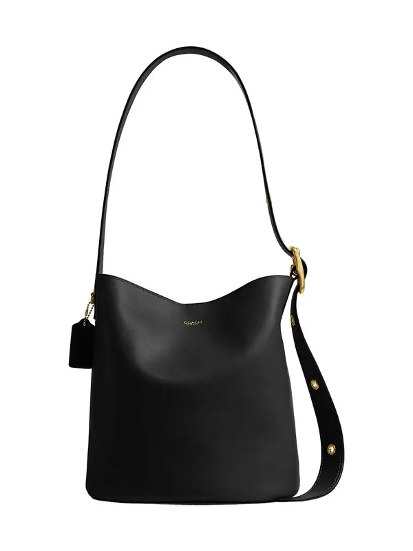 COACH Bleecker Bucket Bag - Brass/black