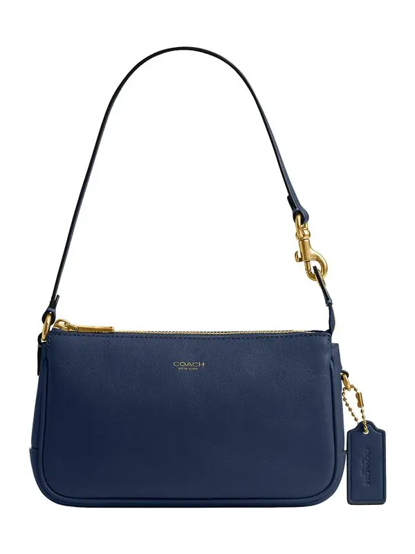 COACH Plaza Bag 18 - Brass/navy