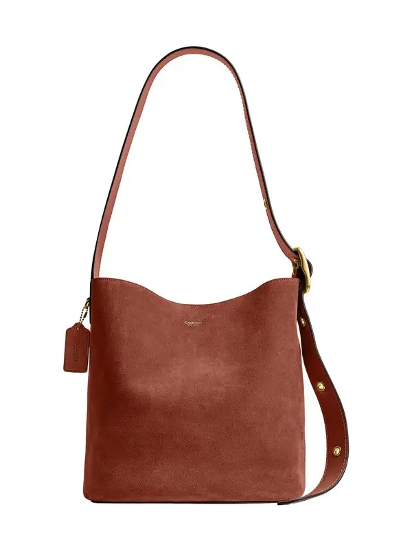 COACH Bleecker Bucket Bag - Brass/clay