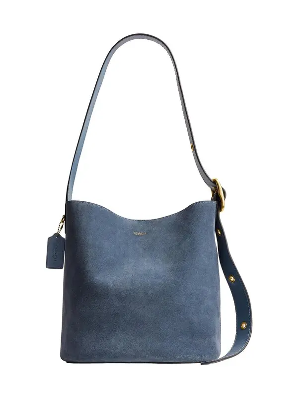 COACH Bleecker Bucket Bag - Brass/light Denim